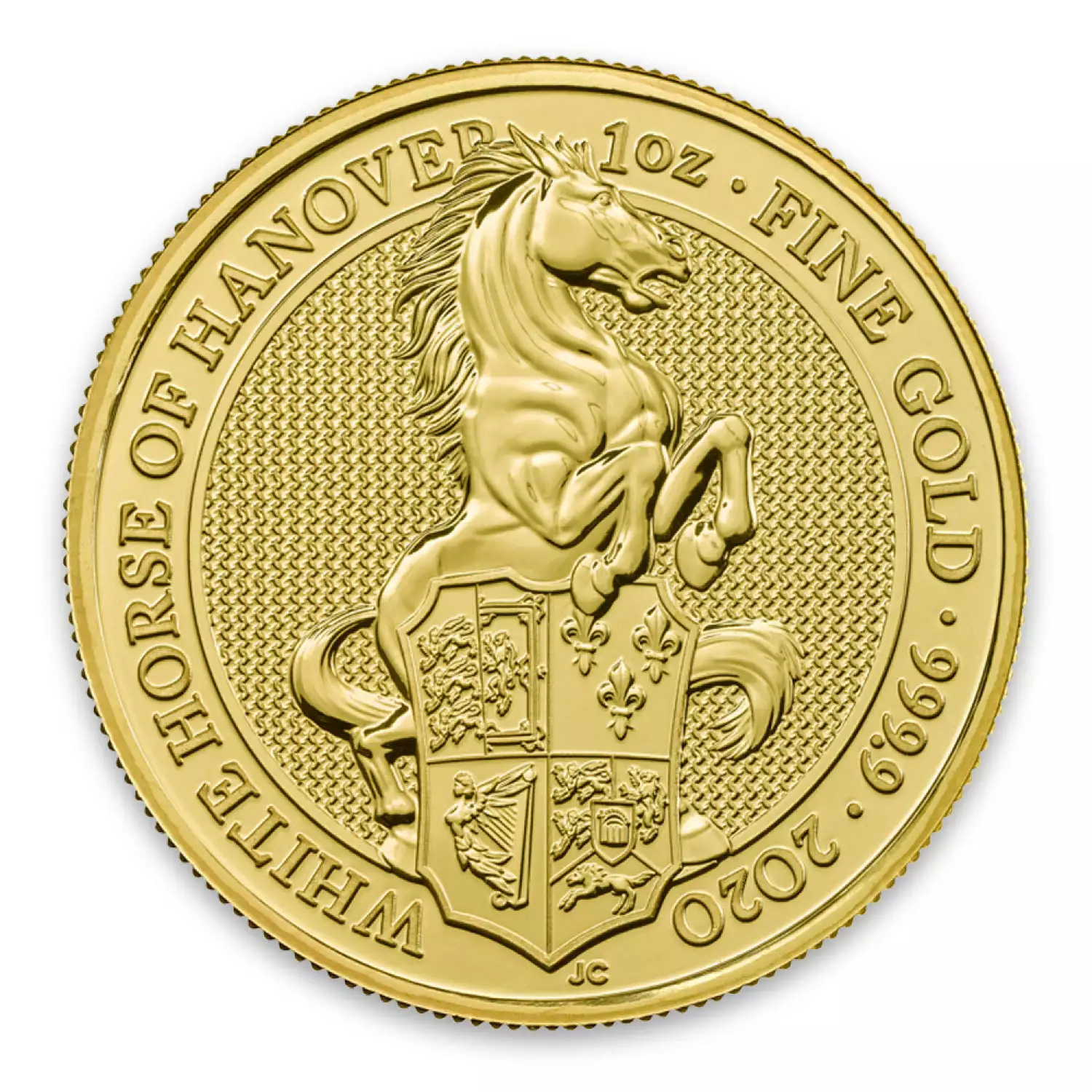 2020 1oz Gold Britain Queen's Beast: The White Horse of Hanover | Royal ...